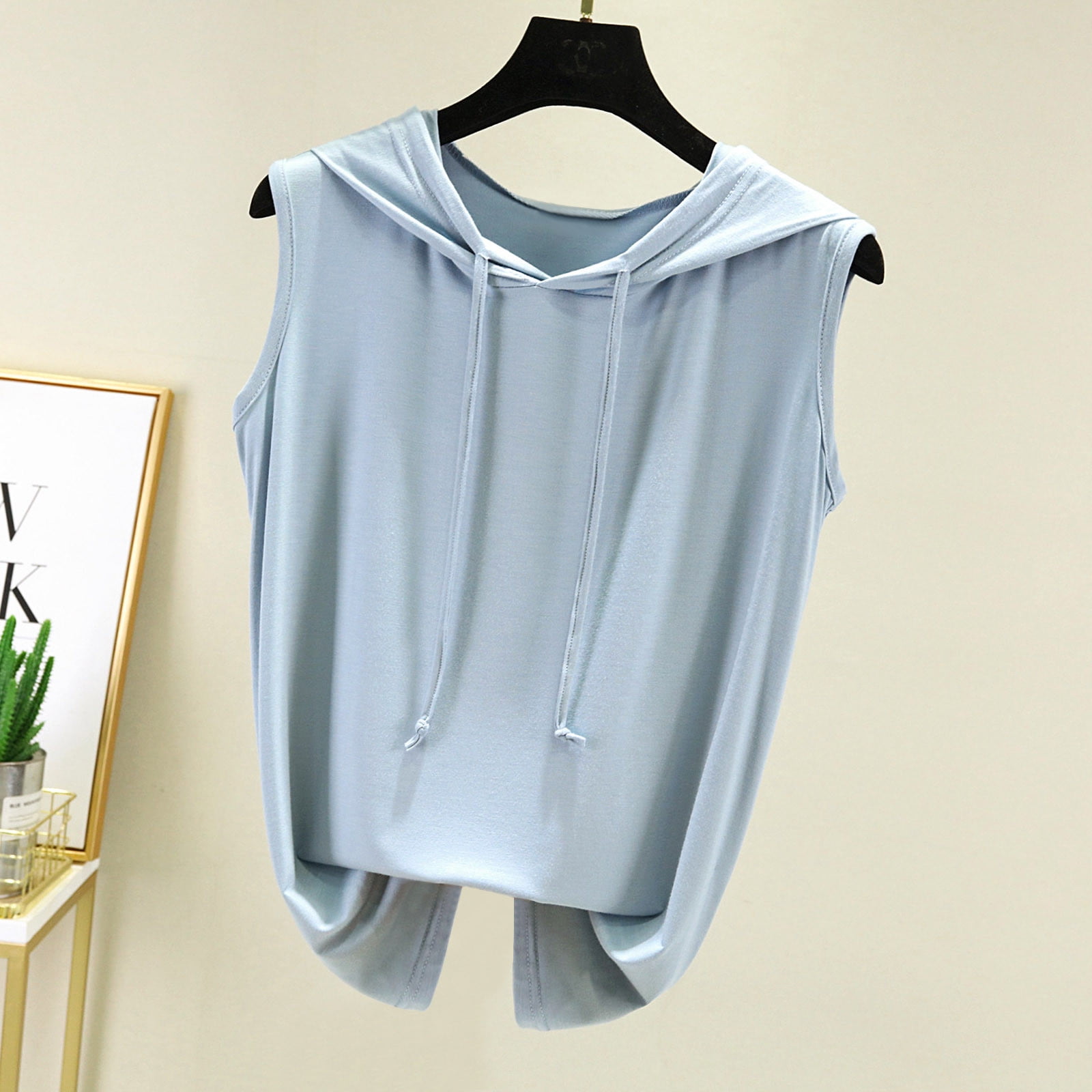 Usdian Summer Clothes for Women 2025 Summer Tank for Women Solid ...