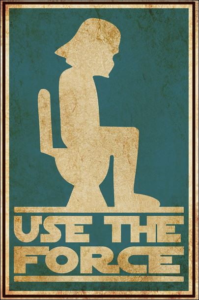 Use the force poster 11 x 17 Inch Poster - Walmart.com