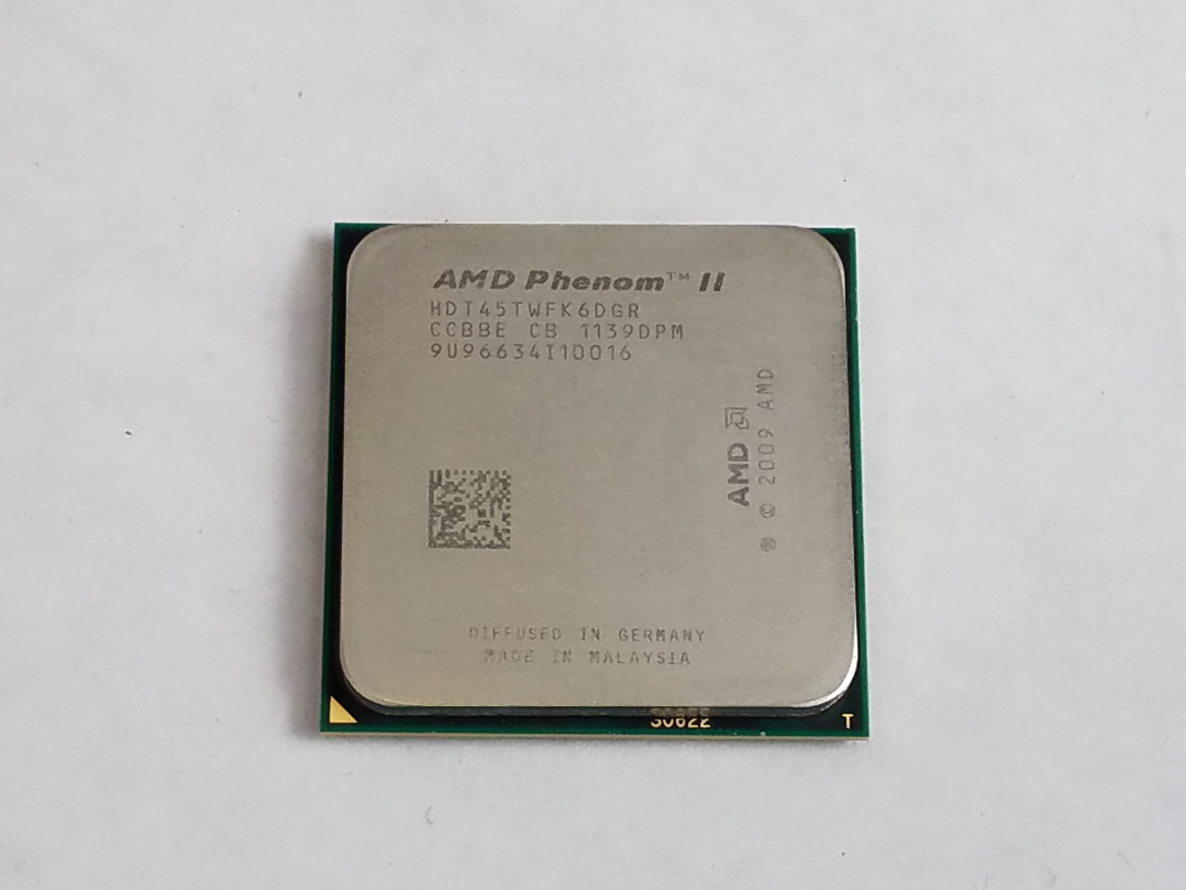 Used AMD Phenom II X6 1045T Socket AM3 2.7GHz Desktop CPU HDT45TWFK6DGR