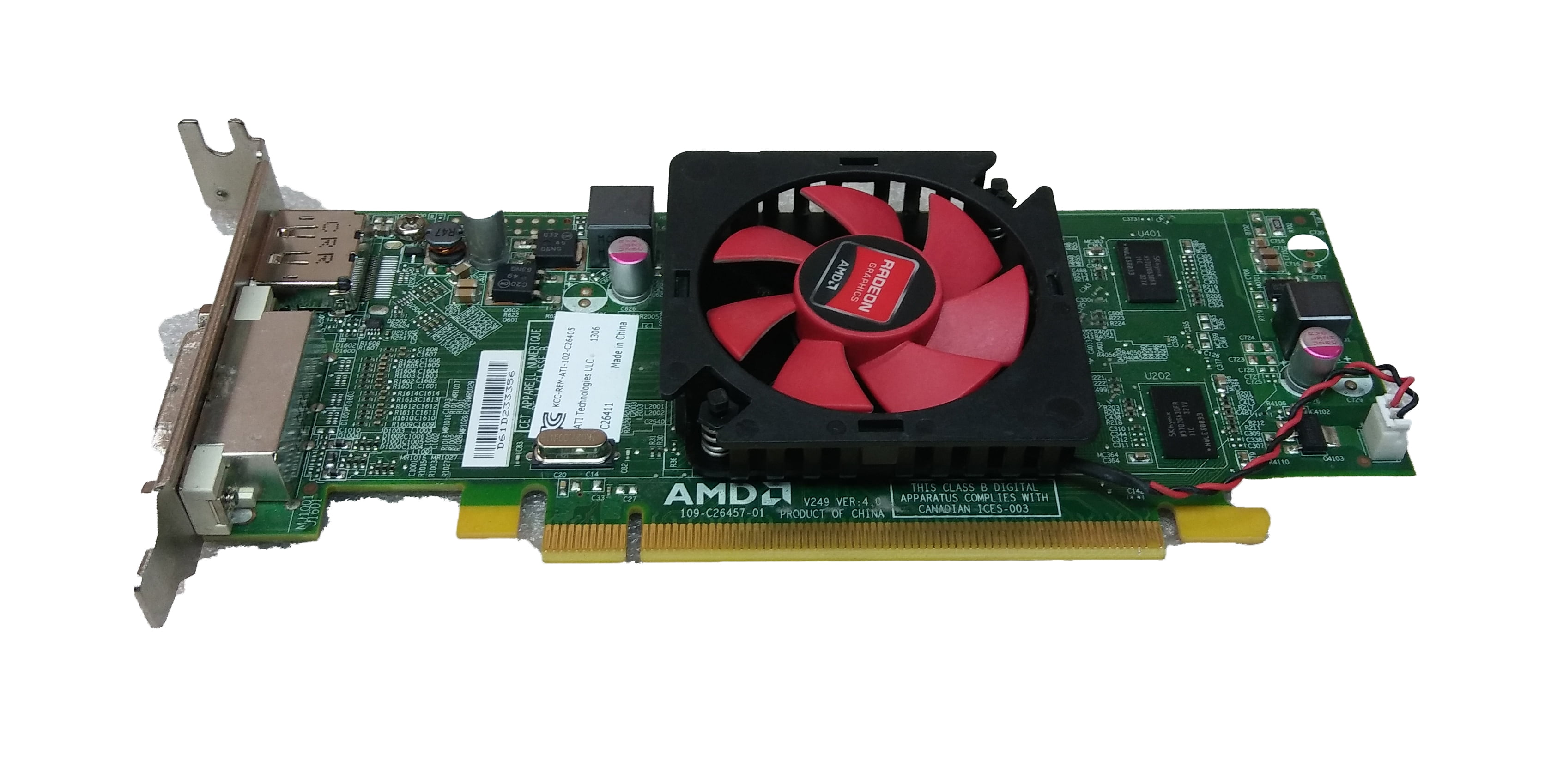 Used AMD Radeon HD 6450 1GB GDDR3 PCIe x16 Low Profile Desktop Video ...