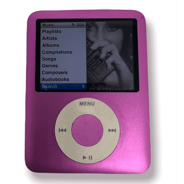 Pre-Owned Apple iPod Nano 3rd Gen 8GB Red, MP3 Player, includes FREE ...