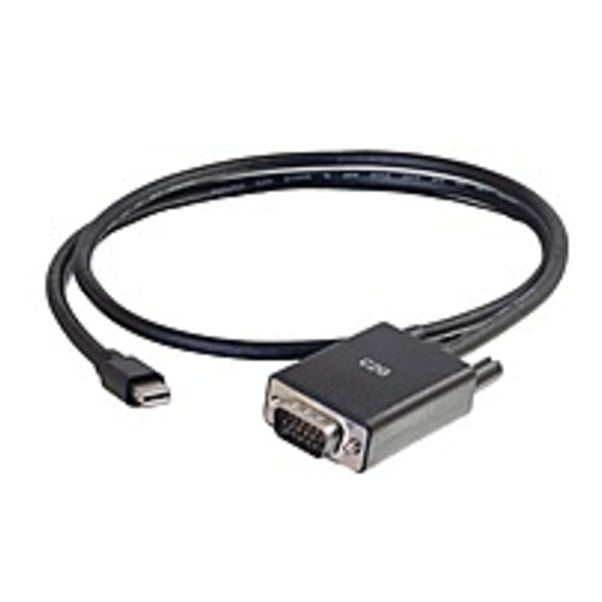 Pre-Owned C2G 757120546764 3 Feet Mini DisplayPort to VGA Adapter Cable ...