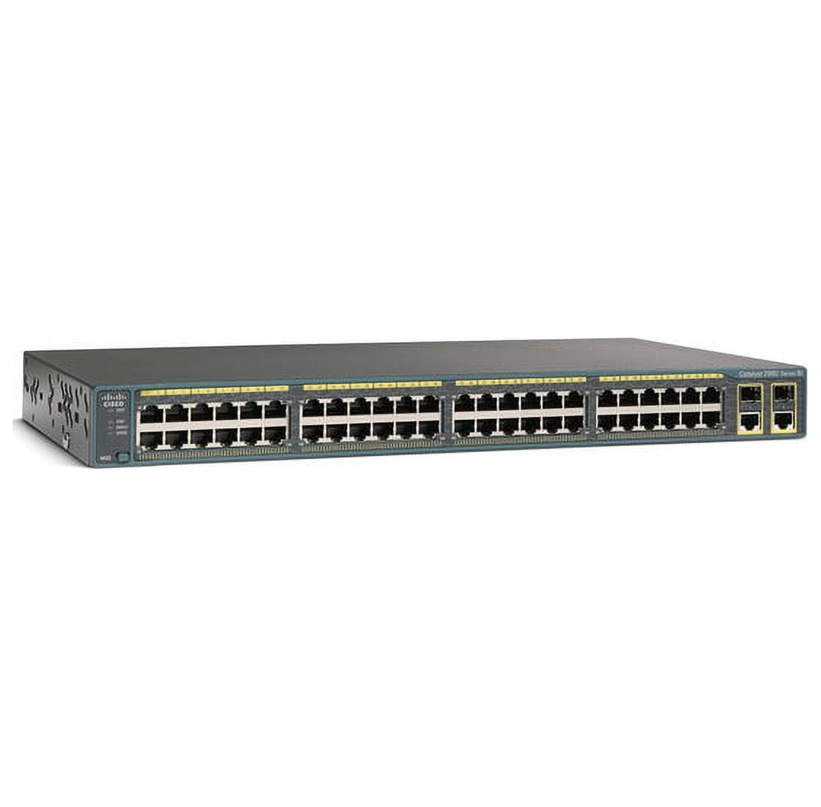 Pre-Owned Used Cisco WS-C2960+48TC-S Catalyst 2960-Plus 48TC-S Managed ...