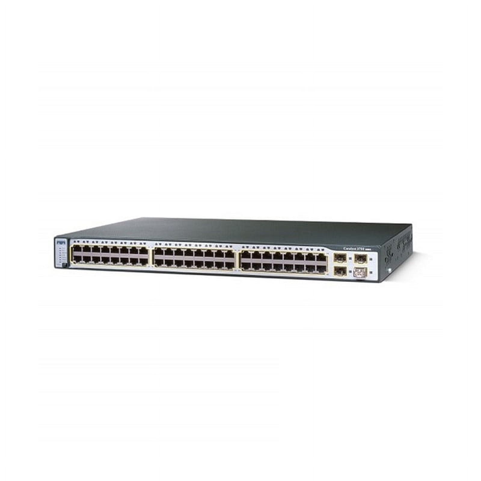 Pre-Owned Used Cisco WS-C3750-48TS-S Catalyst 3750 48 Ports 10/100 RJ ...