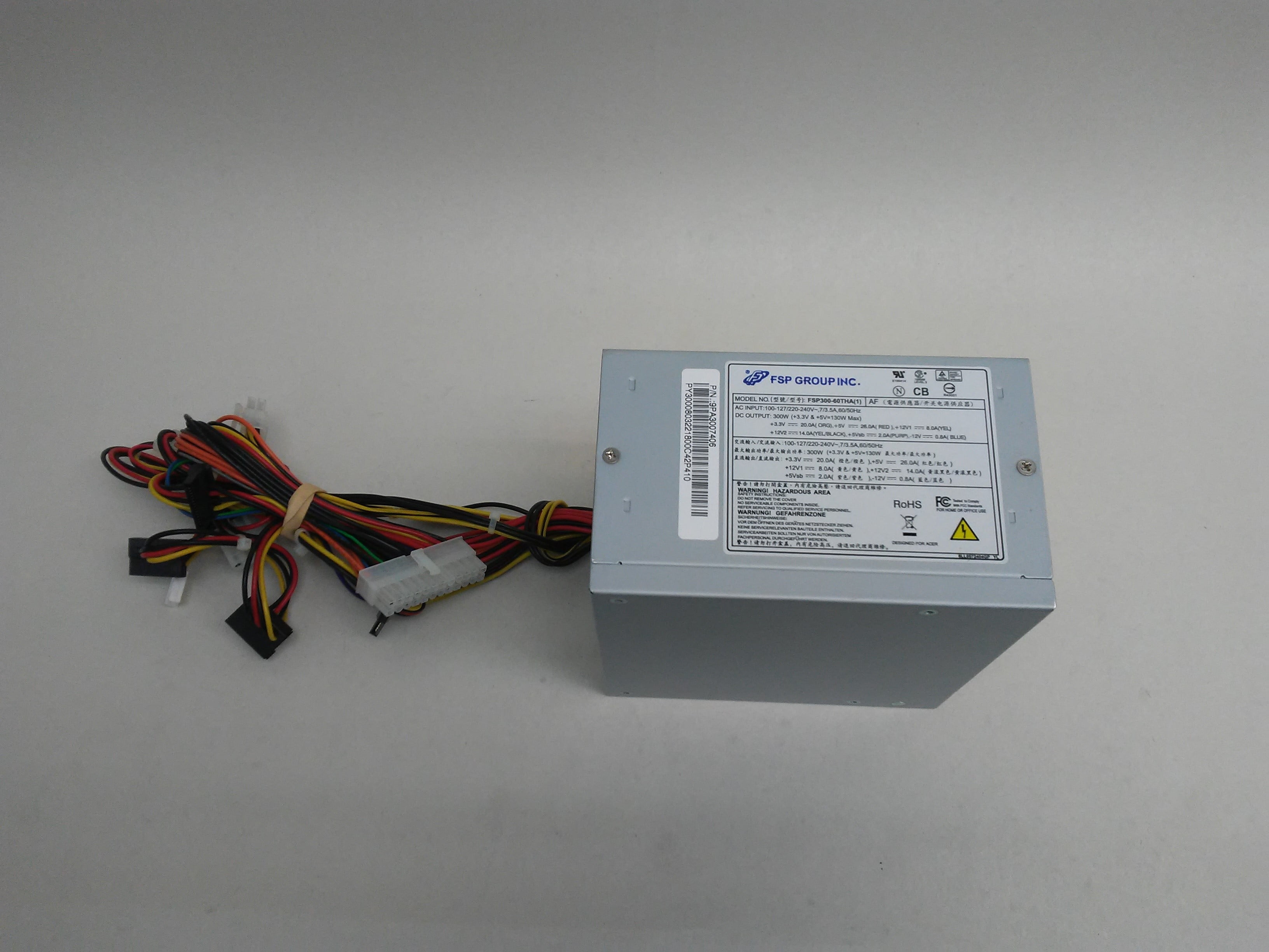 Pre-Owned FSP FSP300-60THA 300W 24 Pin ATX Desktop Power Supply (Good ...