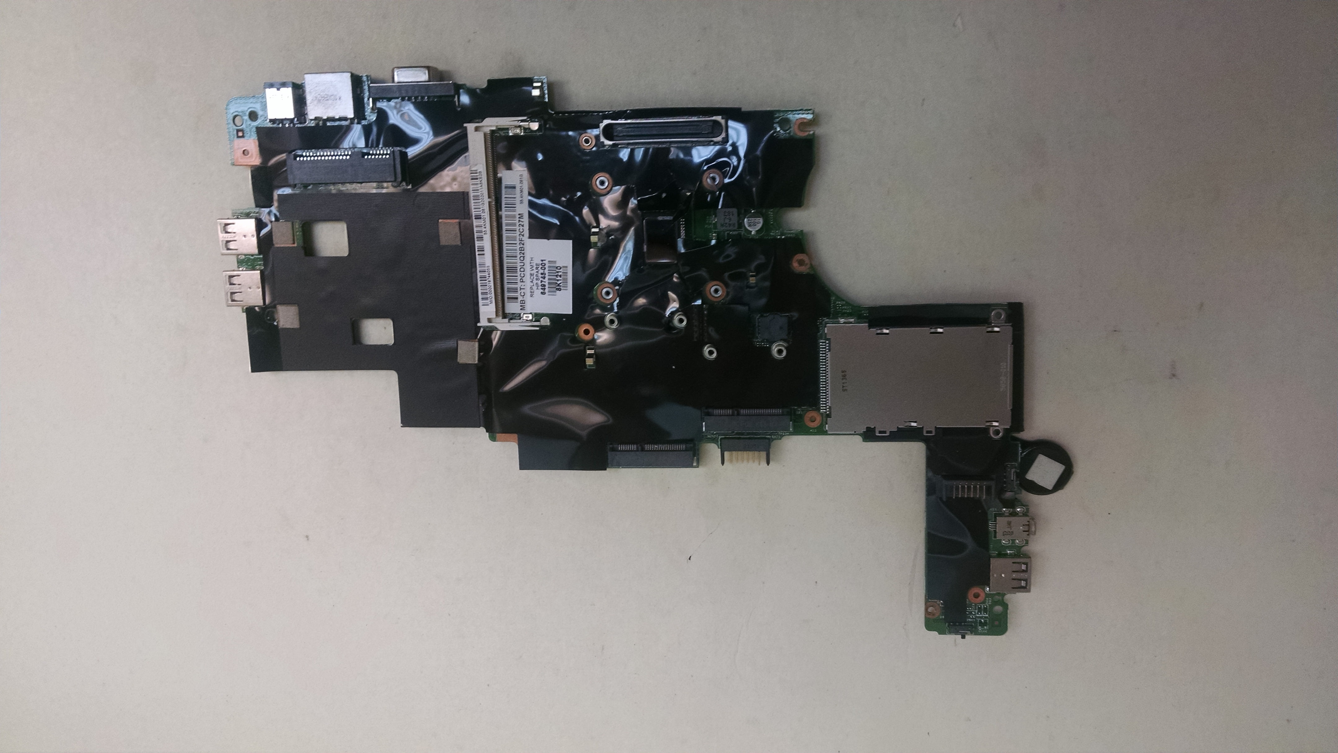 Pre-Owned HP EliteBook 2760p Core i5-2410M 2.30 GHz DDR3 Motherboard ...