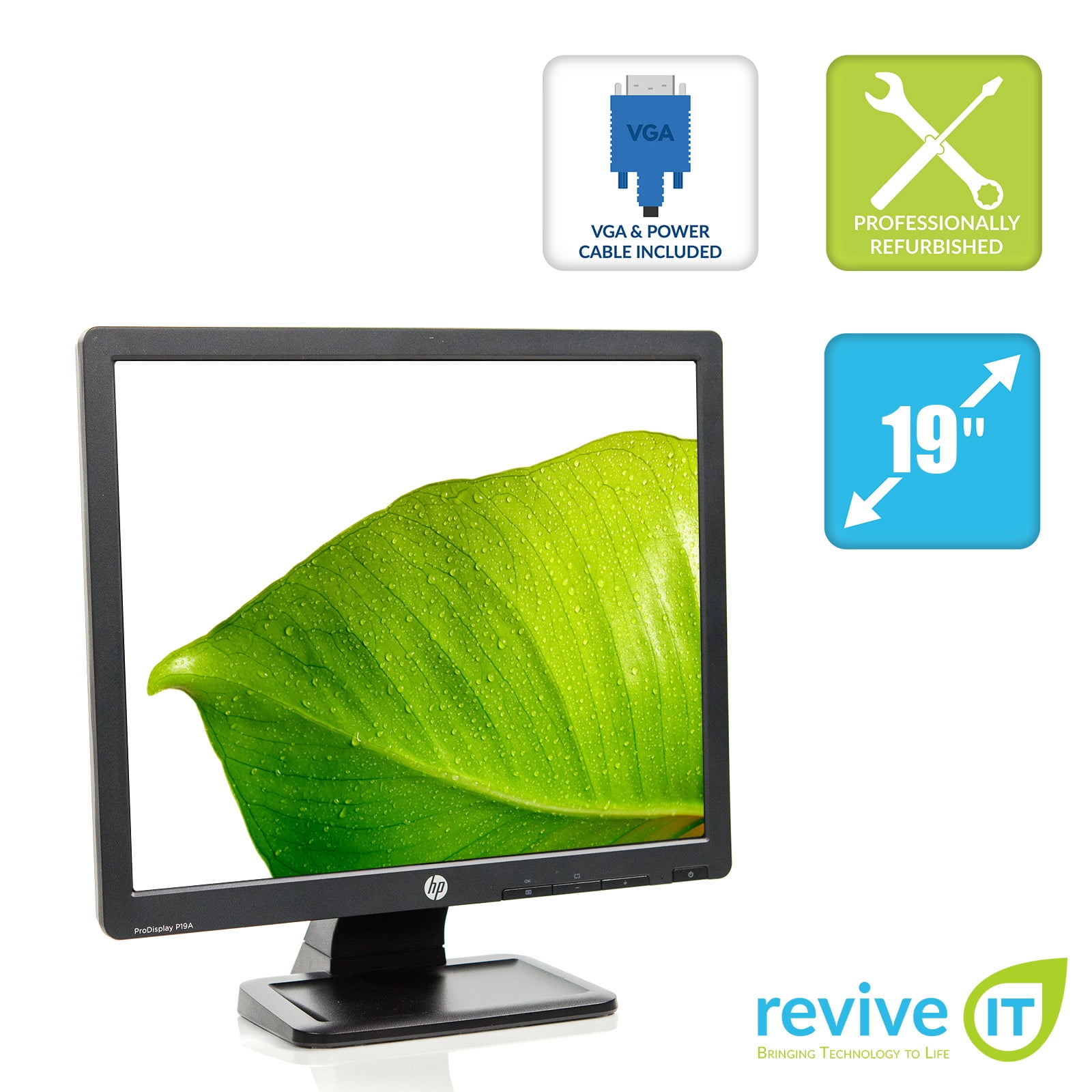 Pre-Owned Used HP ProDisplay P19A 19" Standard 1280x1024 5:4 TN LED ...