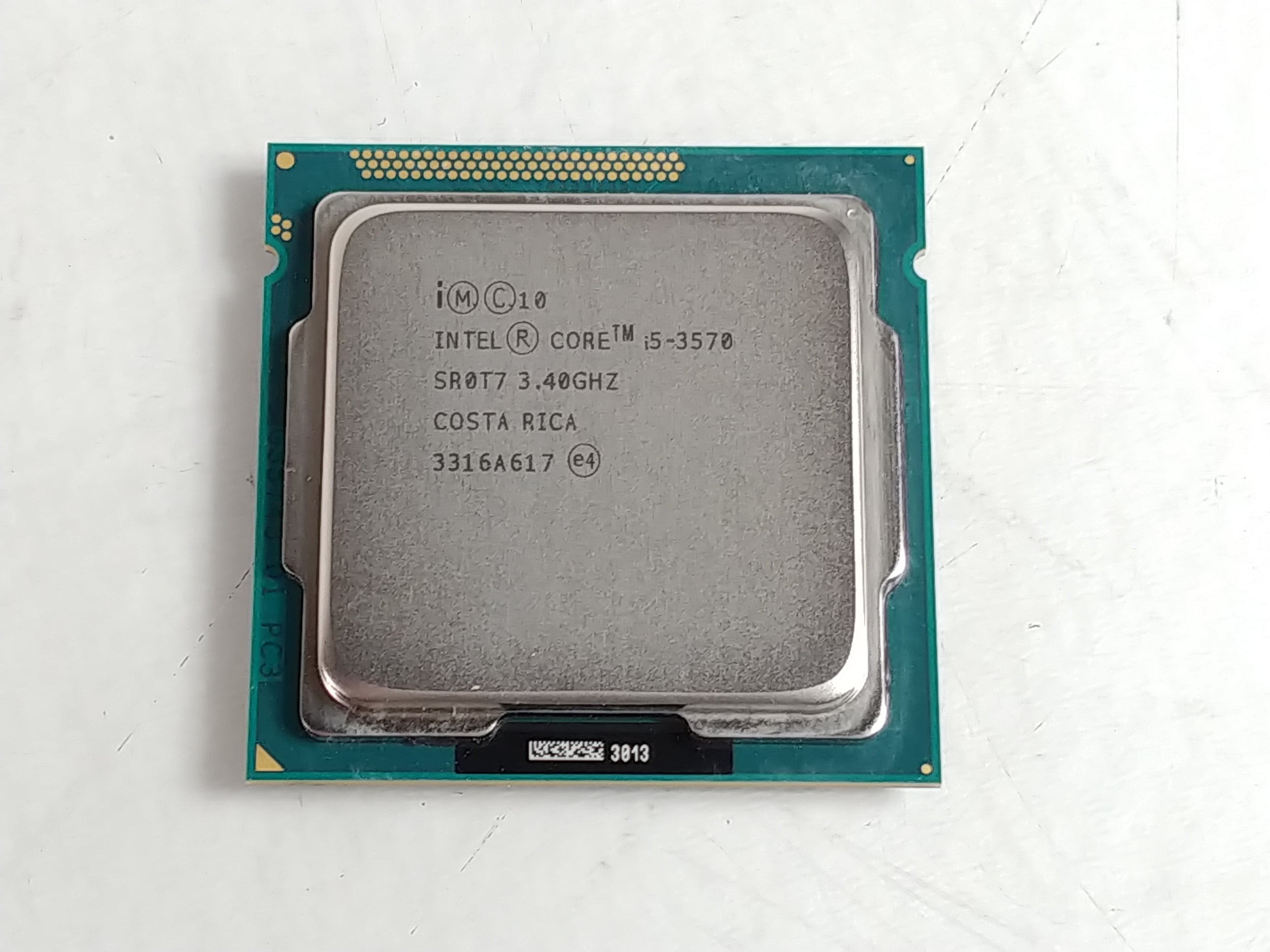 Used Intel Core i5-3570 3.4GHz LGA 1155/Socket H2 5 GT/s Desktop CPU ...