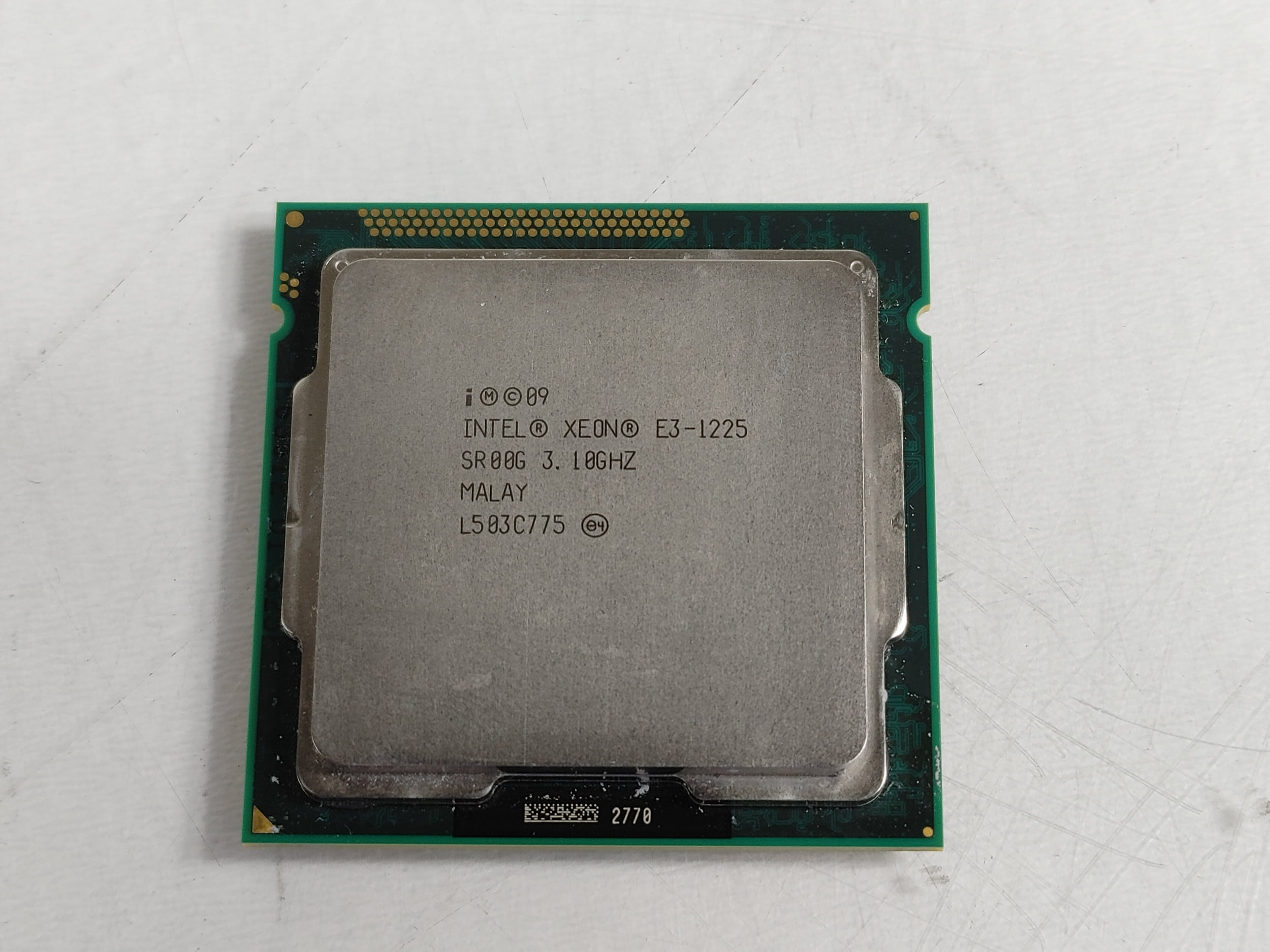 Used Intel Xeon E3-1225 3.1GHz 5 GT/s LGA 1155/Socket H2 Desktop CPU ...