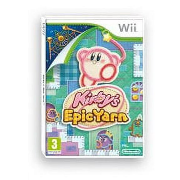 Nintendo Wii Game - Kirby's Epic Yarn with Interactive Features ...