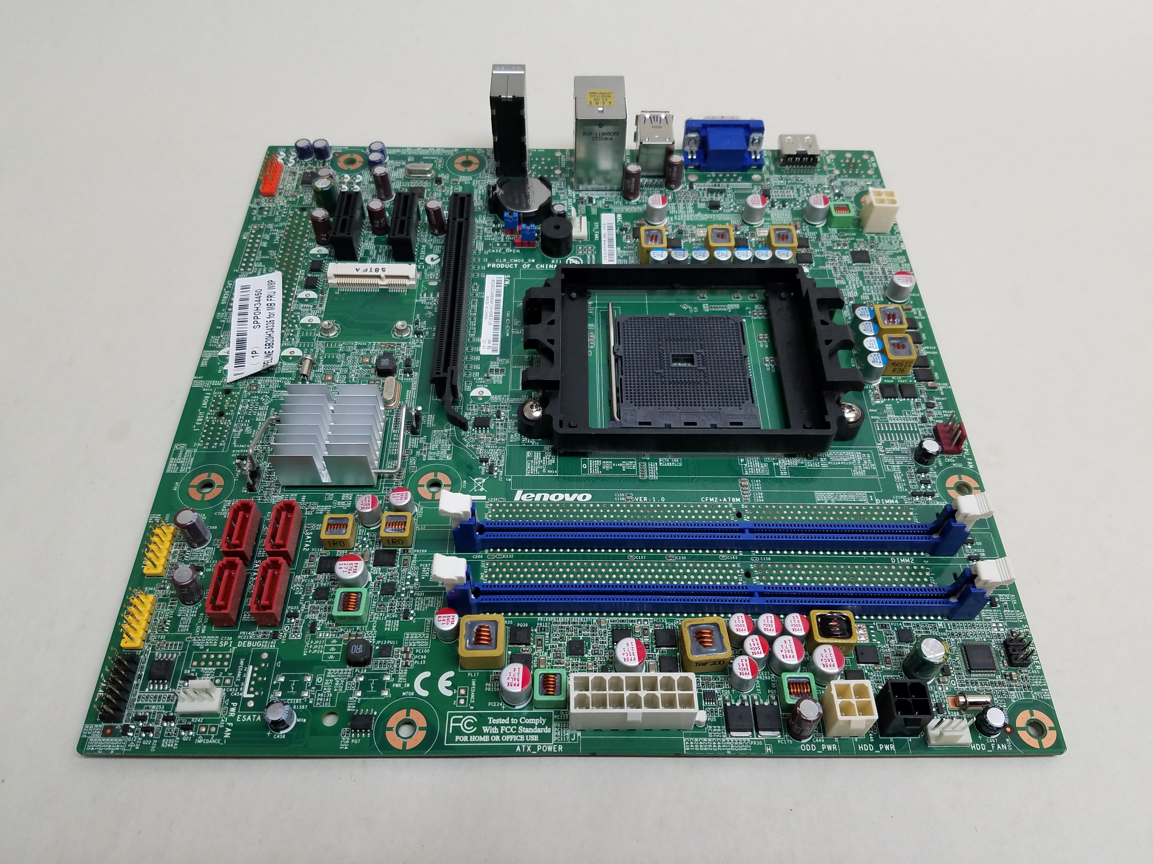 Pre-Owned Used Lenovo H50-50 5B20H34335 Socket FM2+ DDR3 SDRAM Desktop ...