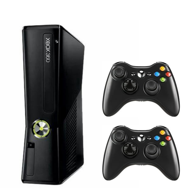 Pre-Owned Microsoft Xbox 360 250gb Console with 2 Brand New Controller ...