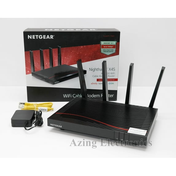 Pre-Owned Used Netgear C7800 Nighthawk X4S AC3200 WiFi Cable Modem ...