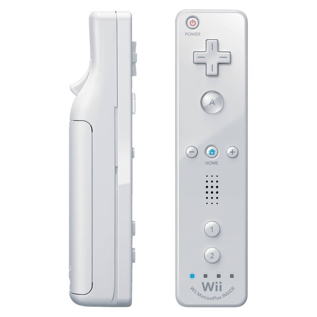 Nintendo Wii Remote Plus, Used - White with Built-In Motion Controls ...