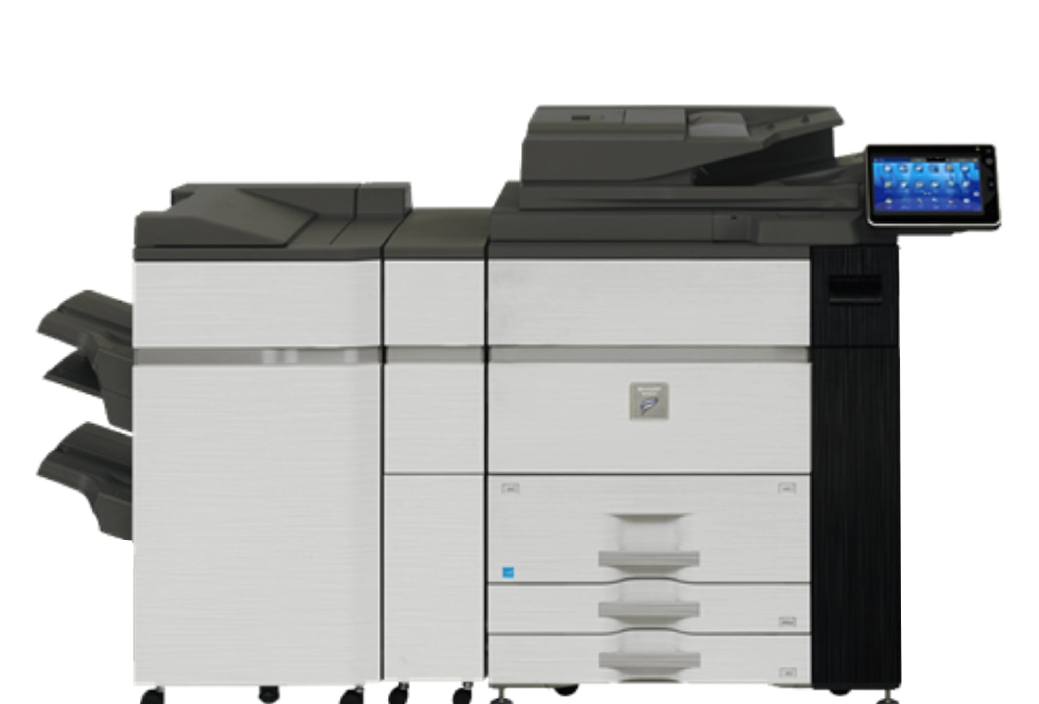Pre-Owned Used Sharp MX-M1204 High Speed Monochrome Laser Production Printer - 120ppm, SRA/A3/A4 ...