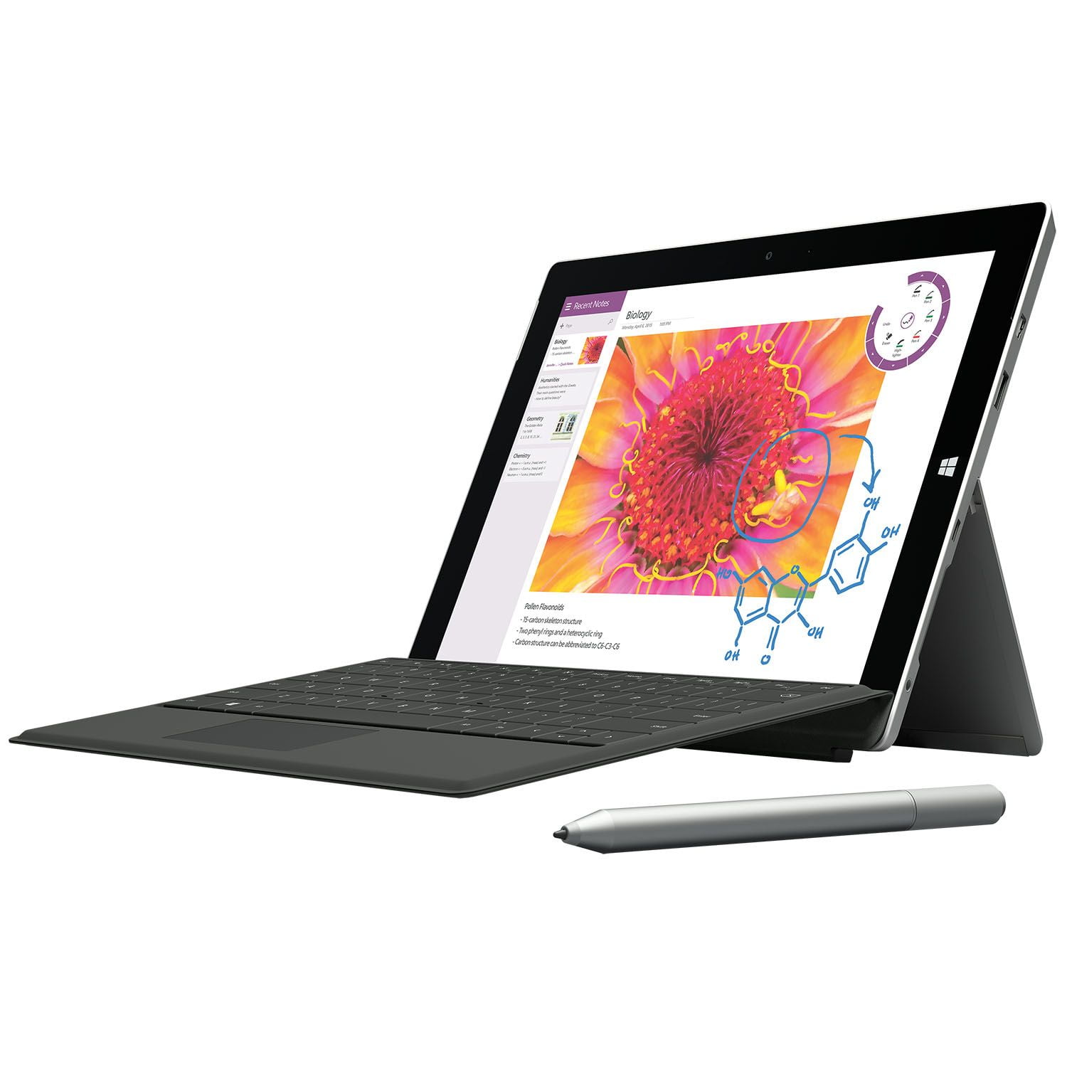 Pre-Owned Microsoft NH4-00001 Surface 3 128 GB with Surface Pen and ...