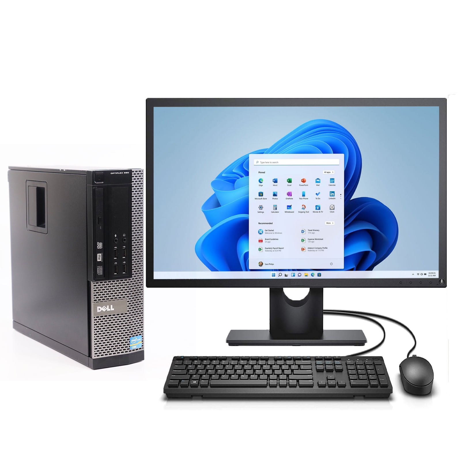 Used Windows 11 Dell OptiPlex 990 Desktop Computer PC, 3.10 GHz Intel ...