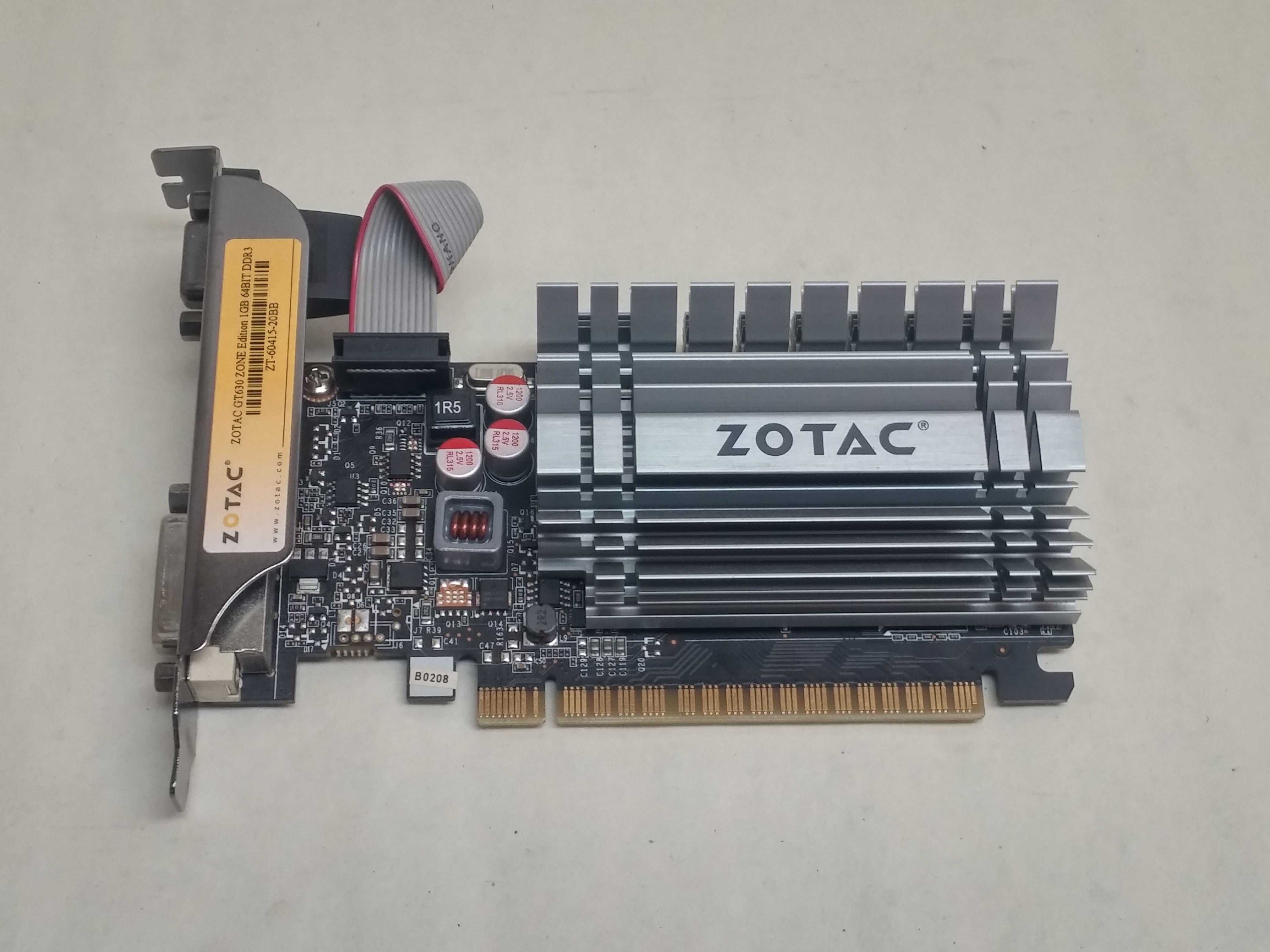 Used Zotac Nvidia GeForce GT 630 1GB DDR3 PCI Express x16 Desktop Video ...