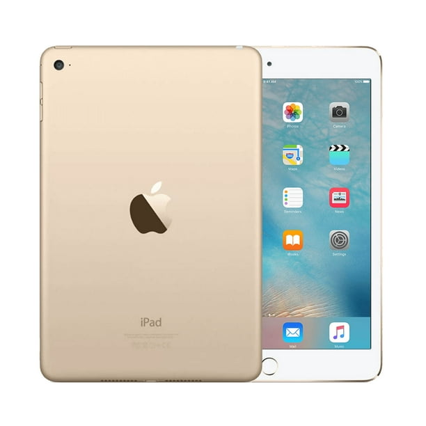 Pre-Owned Used iPad Mini 4 32GB Wifi Gold - Walmart Business Supplies