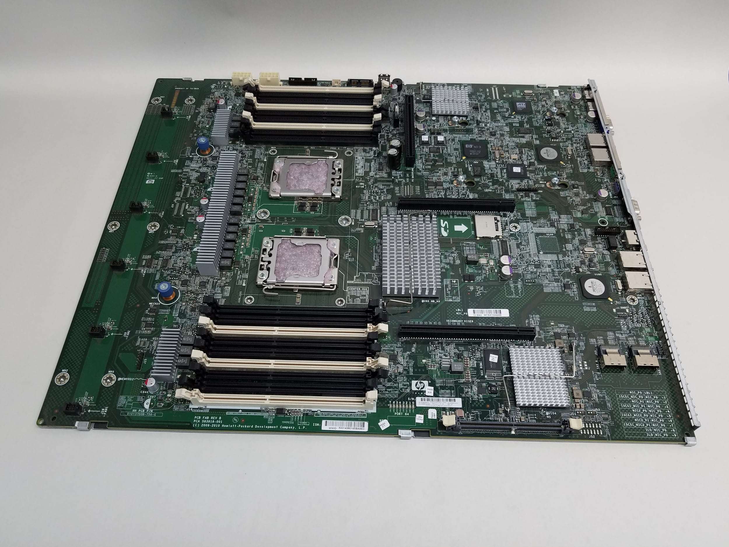 UsedHP Proliant DL380 G7 583918-001 LGA 1366 DDR3 Motherboard w ...