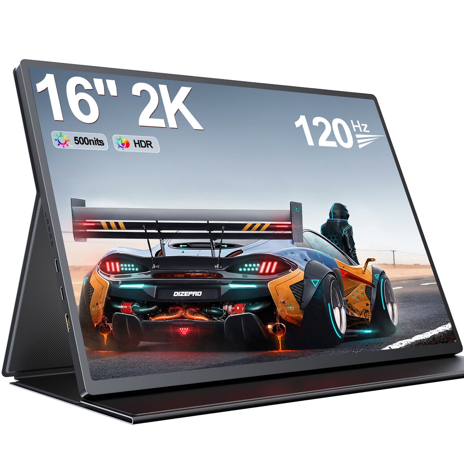 UsedNewsoul 16" 120Hz Monitor 2560*1600 2K Portable Monitor Gaming ...