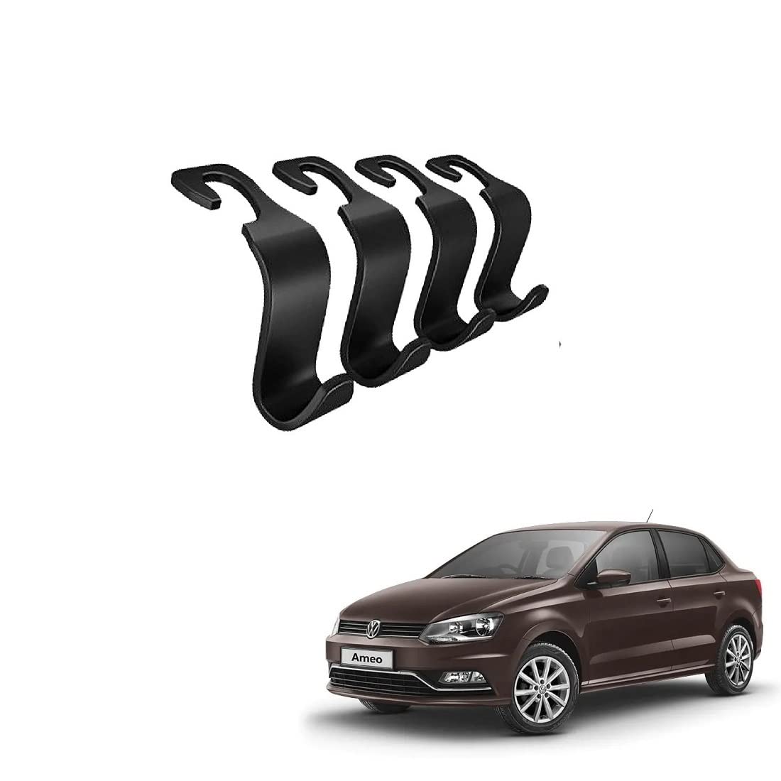Useful Car Compact Size Headrest Back Side Hooks Hanging Hanger ...