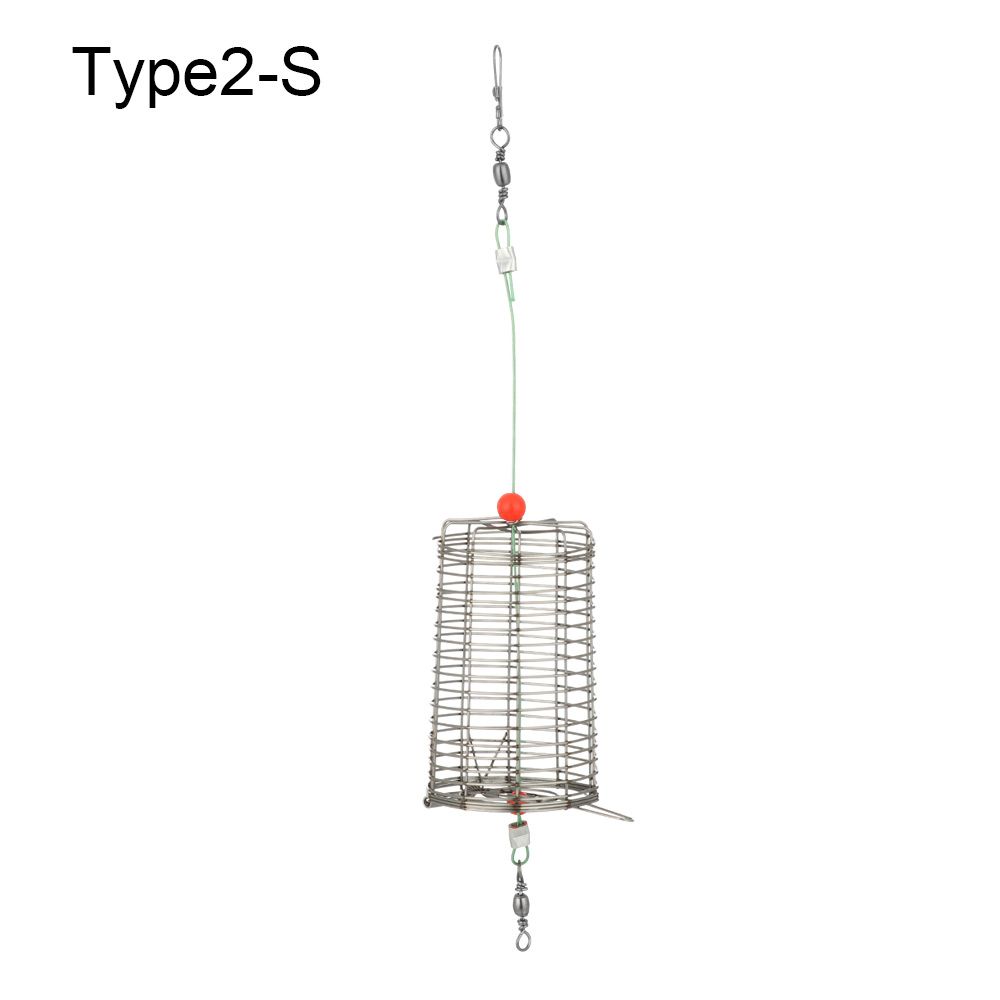 Useful Fishing Tackle Shrimp Catch Holder Trap Basket Food Feeding ...