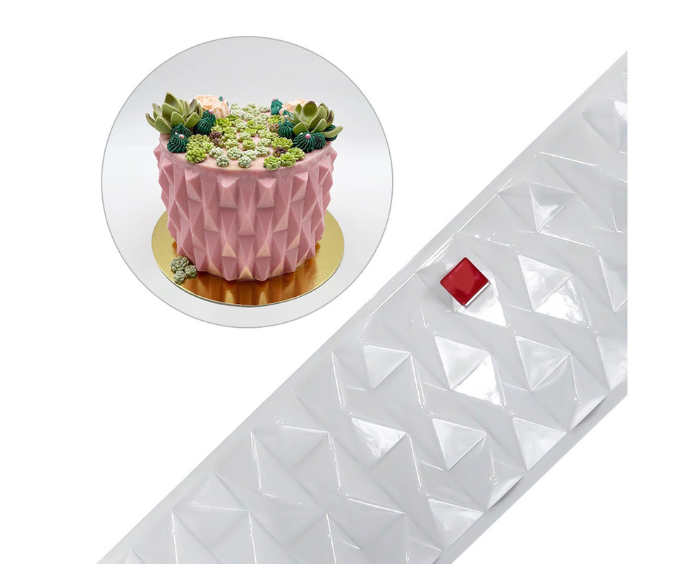 Useful Fondant Mold Plastic Mousse Cake Decor Mold - Walmart.com