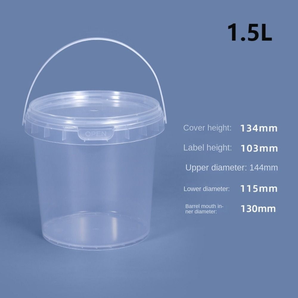 Useful Food Buckets Clear With Lid Sealing Packaging Case Cereal ...