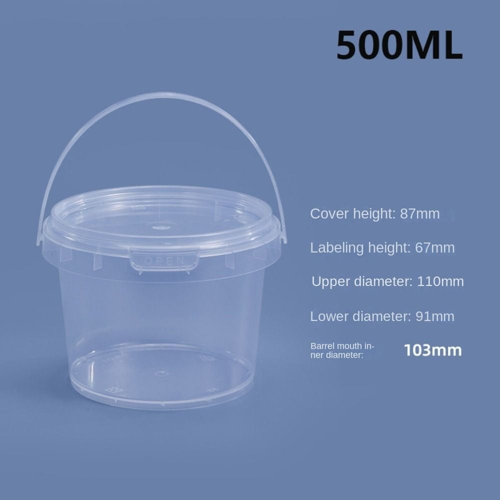 Useful Food Buckets Clear With Lid Sealing Packaging Case Cereal ...