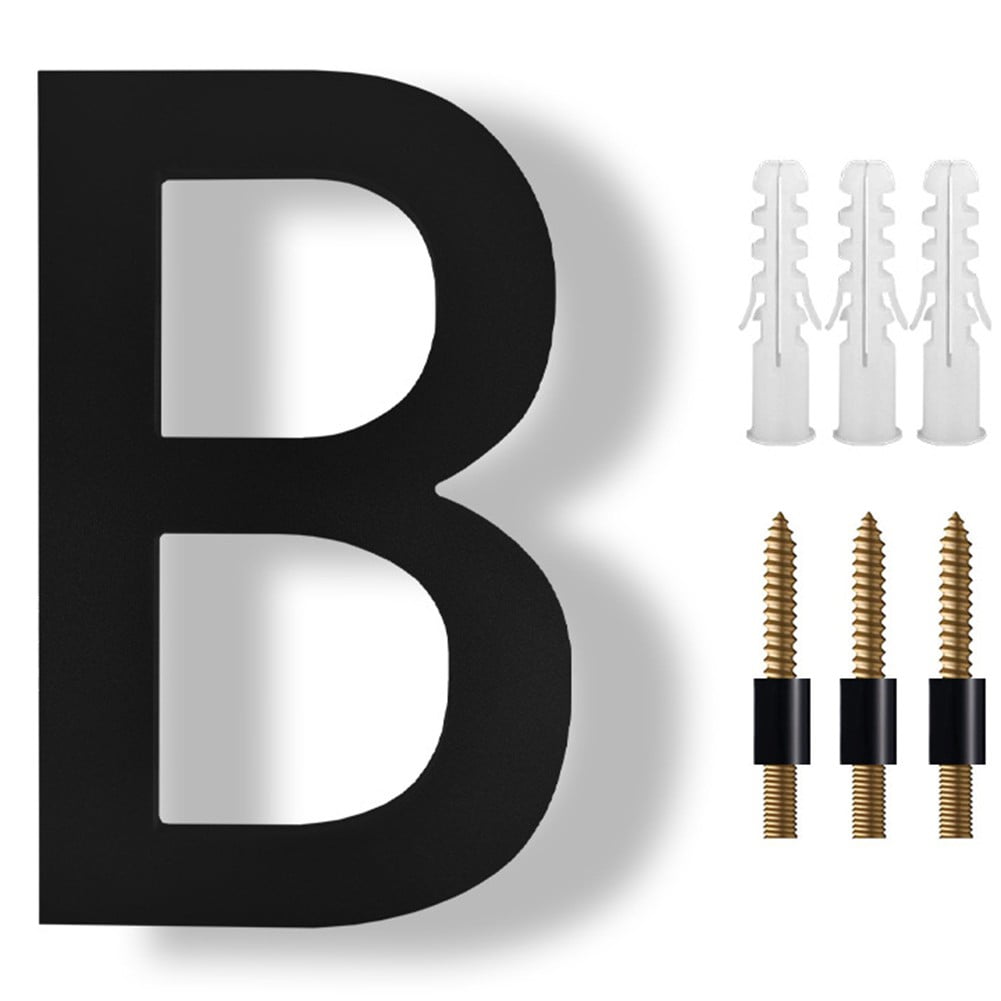 Useful House Number Large Metal Numbers Alphabet Signs Accessories B ...