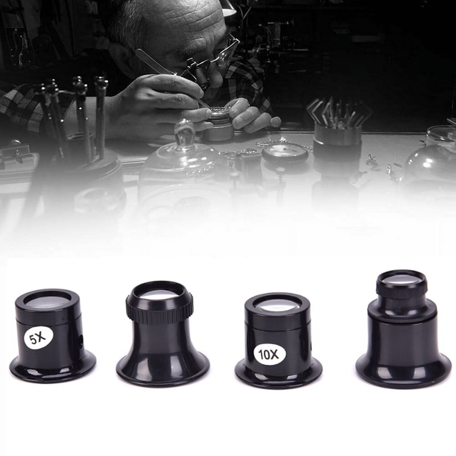 Useful New Magnifier Eye Glasses Loupe Lens Set Tool For Watchmaker ...