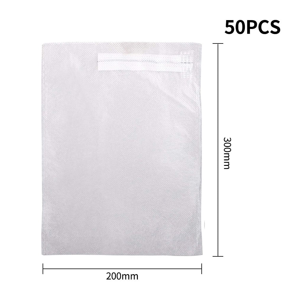 Useful Outdoor Grape Protection 50 Pcs Fabric Fruit Bagging Protection ...