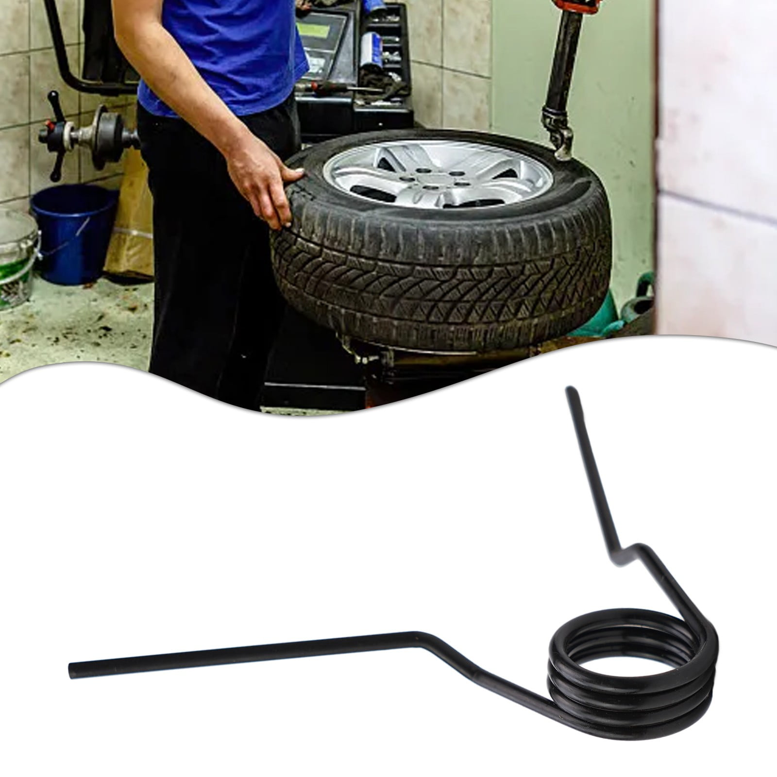 Useful Practical New Tire Changer Spring Tension Spring Black Accessory ...