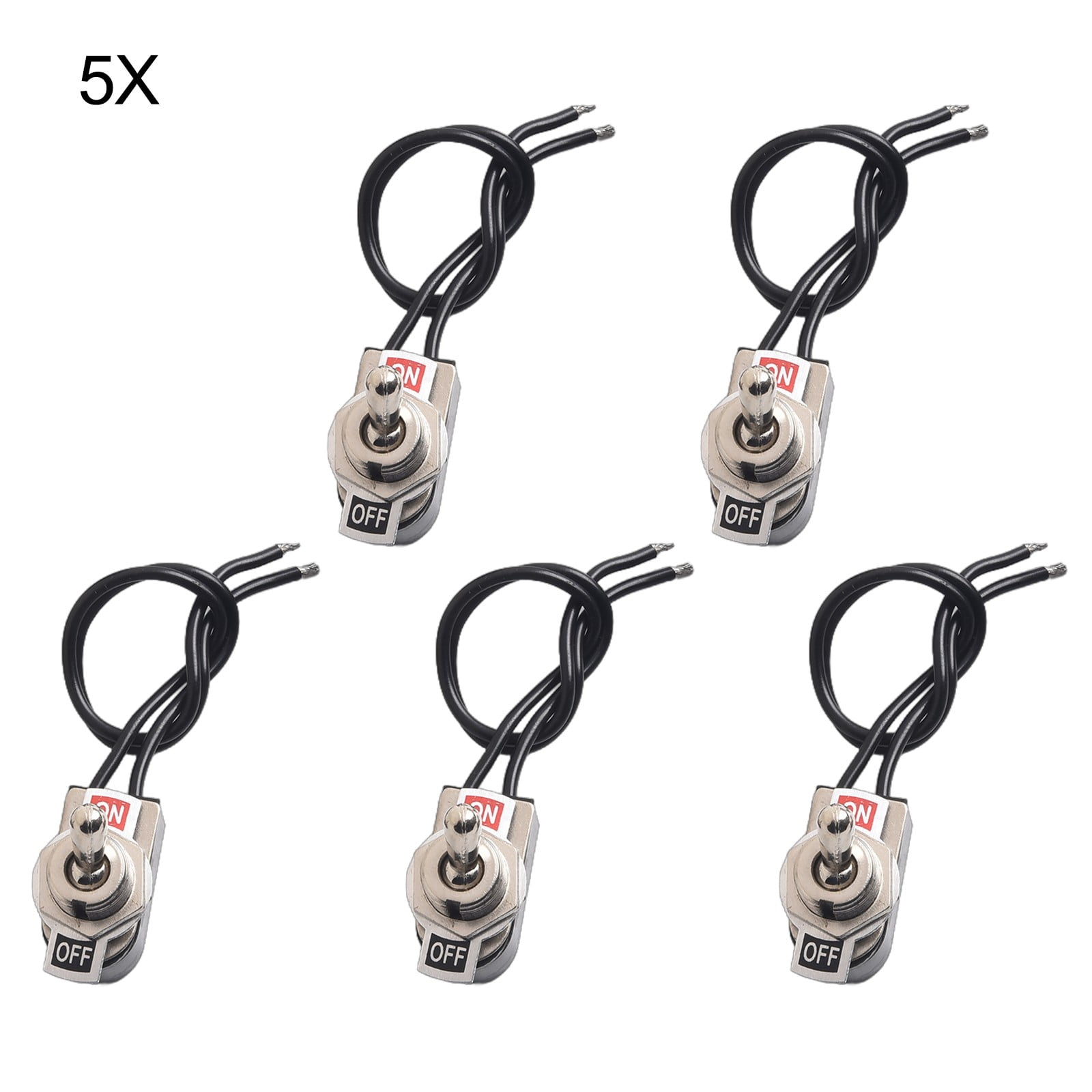 User Friendly Design and Easy Installation Pre Wired Rocker Toggle ...