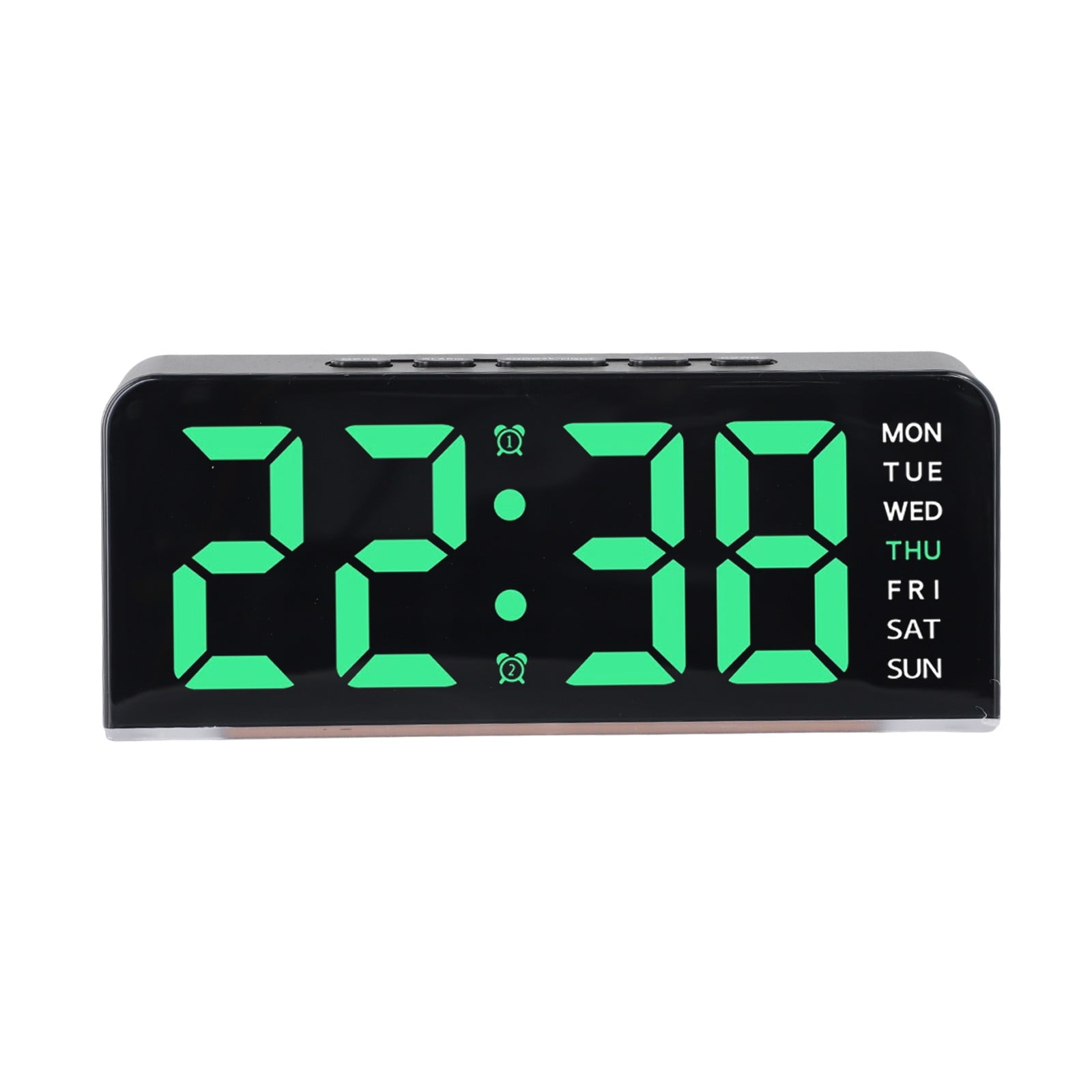 User Friendly Digital Wall Clock With Adjustable Brightness And Week ...