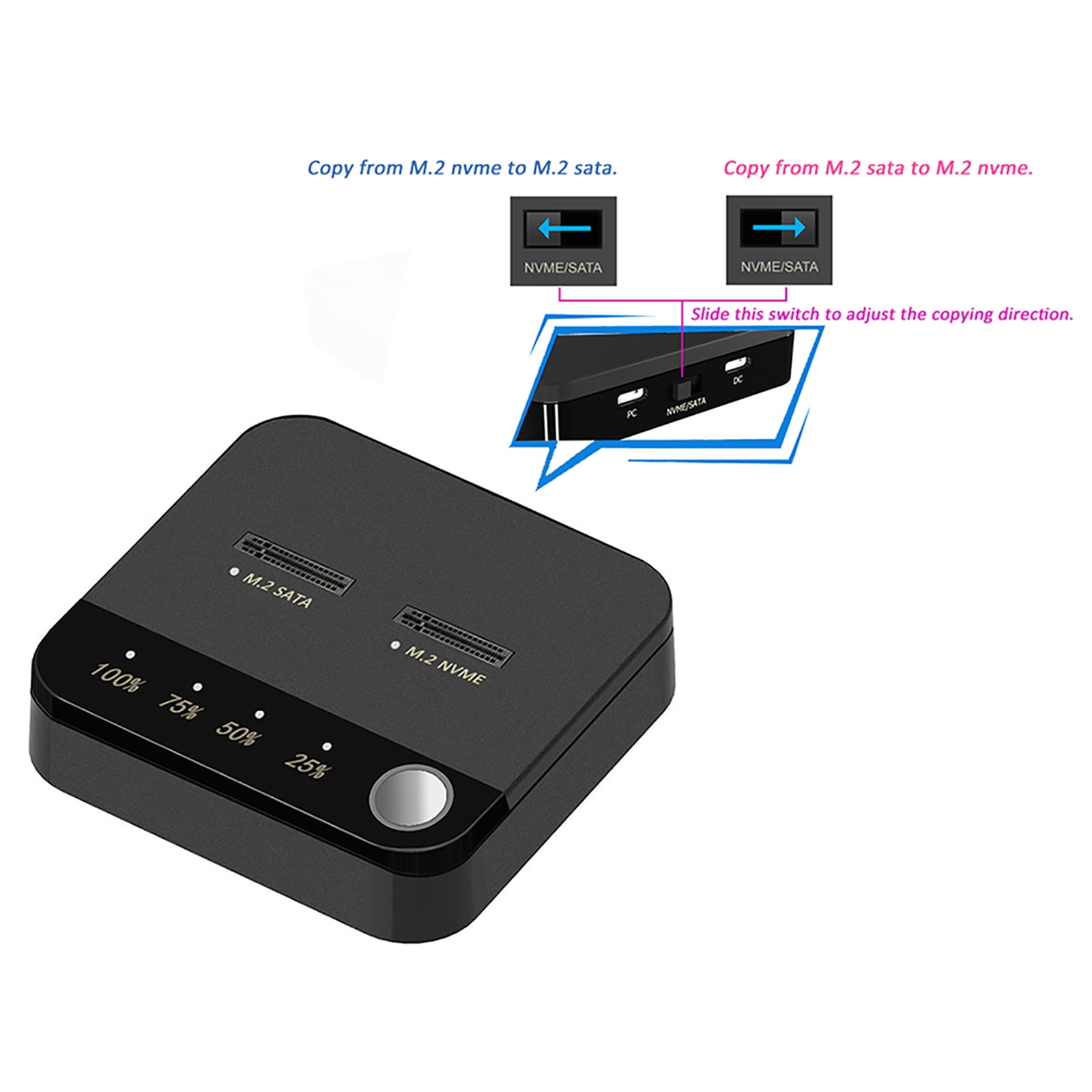 User-Friendly M.2 SATA/NVME Duplicator Simple Copy Function for ...