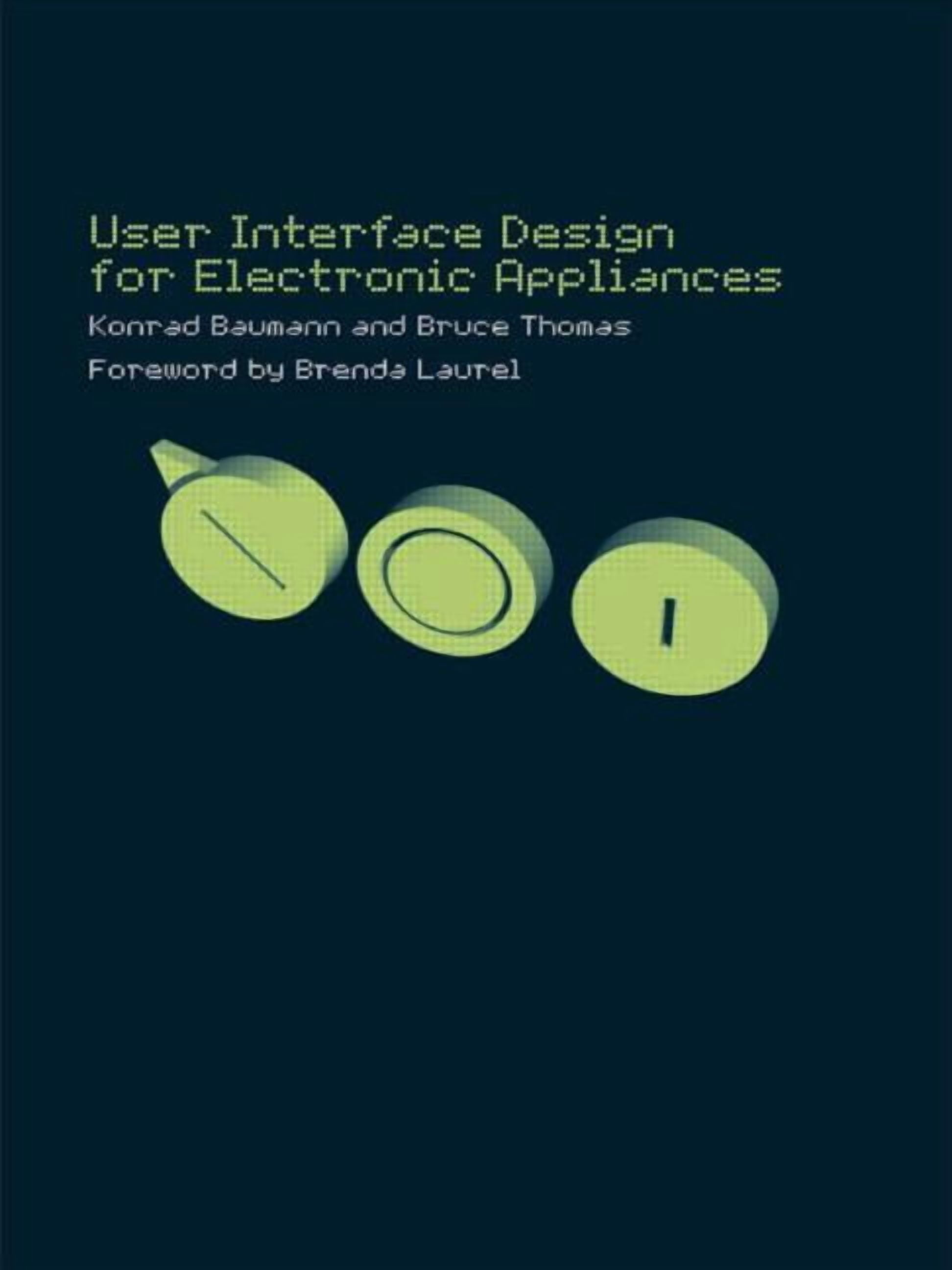 User Interface Design of Electronic Appliances, (Hardcover) - Walmart ...