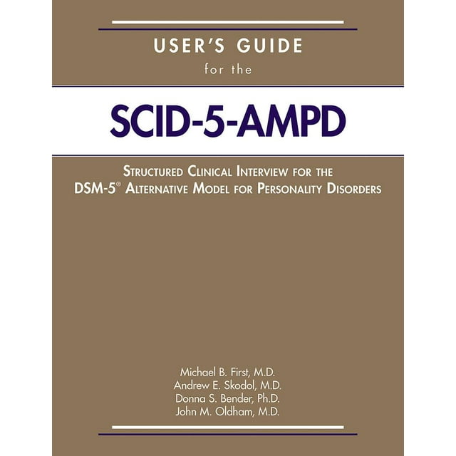 Users Guide For The Structured Clinical Interview For The Dsm-5 (R ...