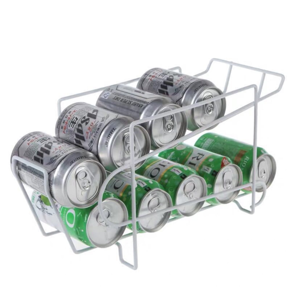 Usetcc Soda Can Organizer Stackable Rack Dispenser for Pantry ...