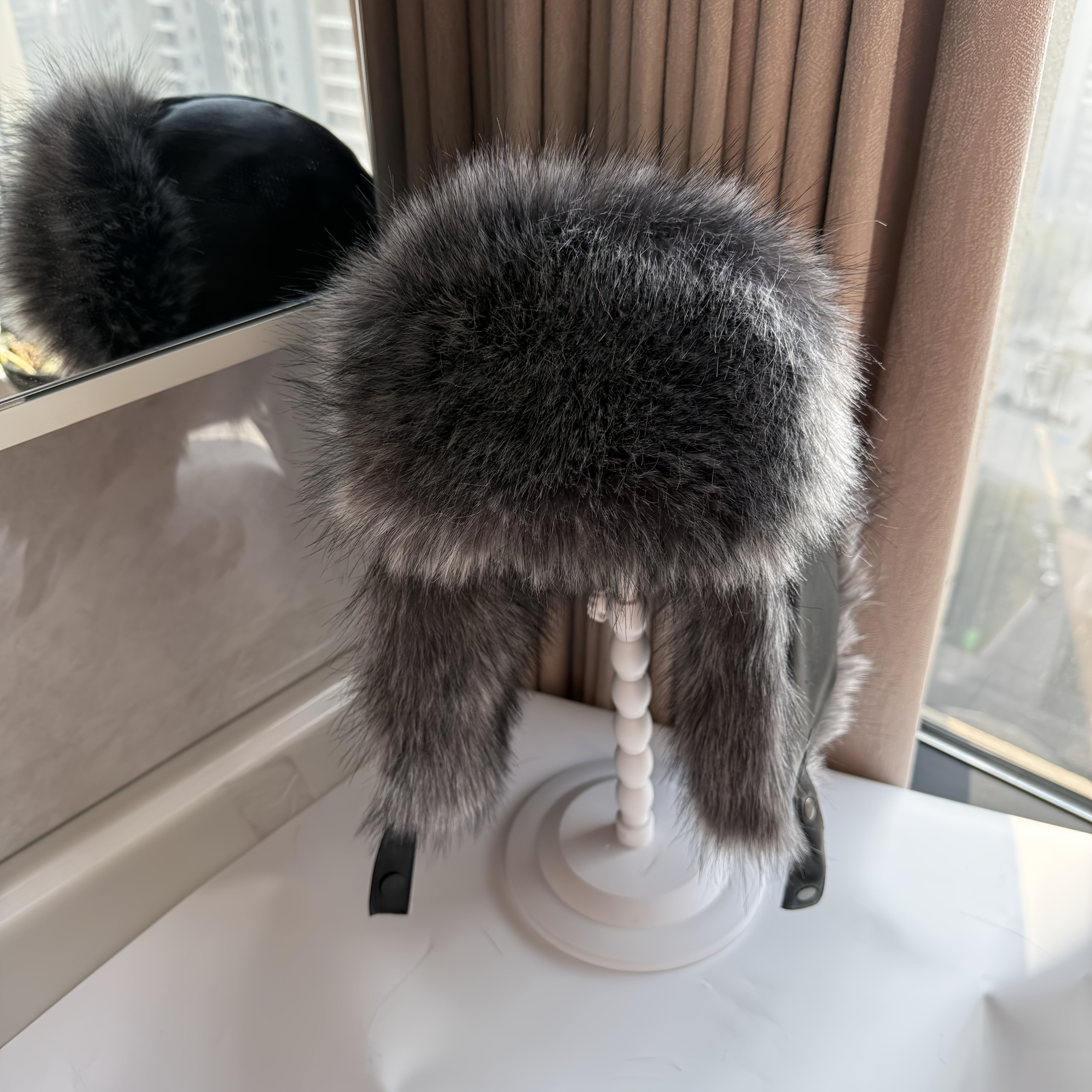 Ushanka Hat, Winter Men's Trapper Hat, Faux Fur Men's Hunting Hat ...