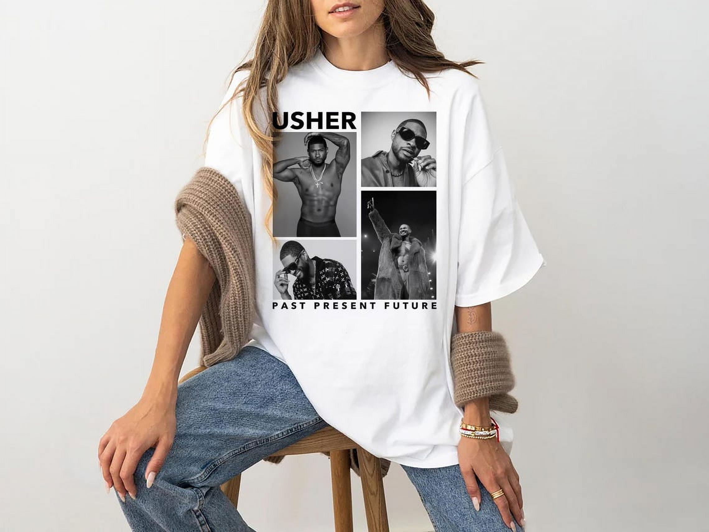 Usher 2024 Tour Shirt Usher Past Present Future World Tour Shirt Usher ...