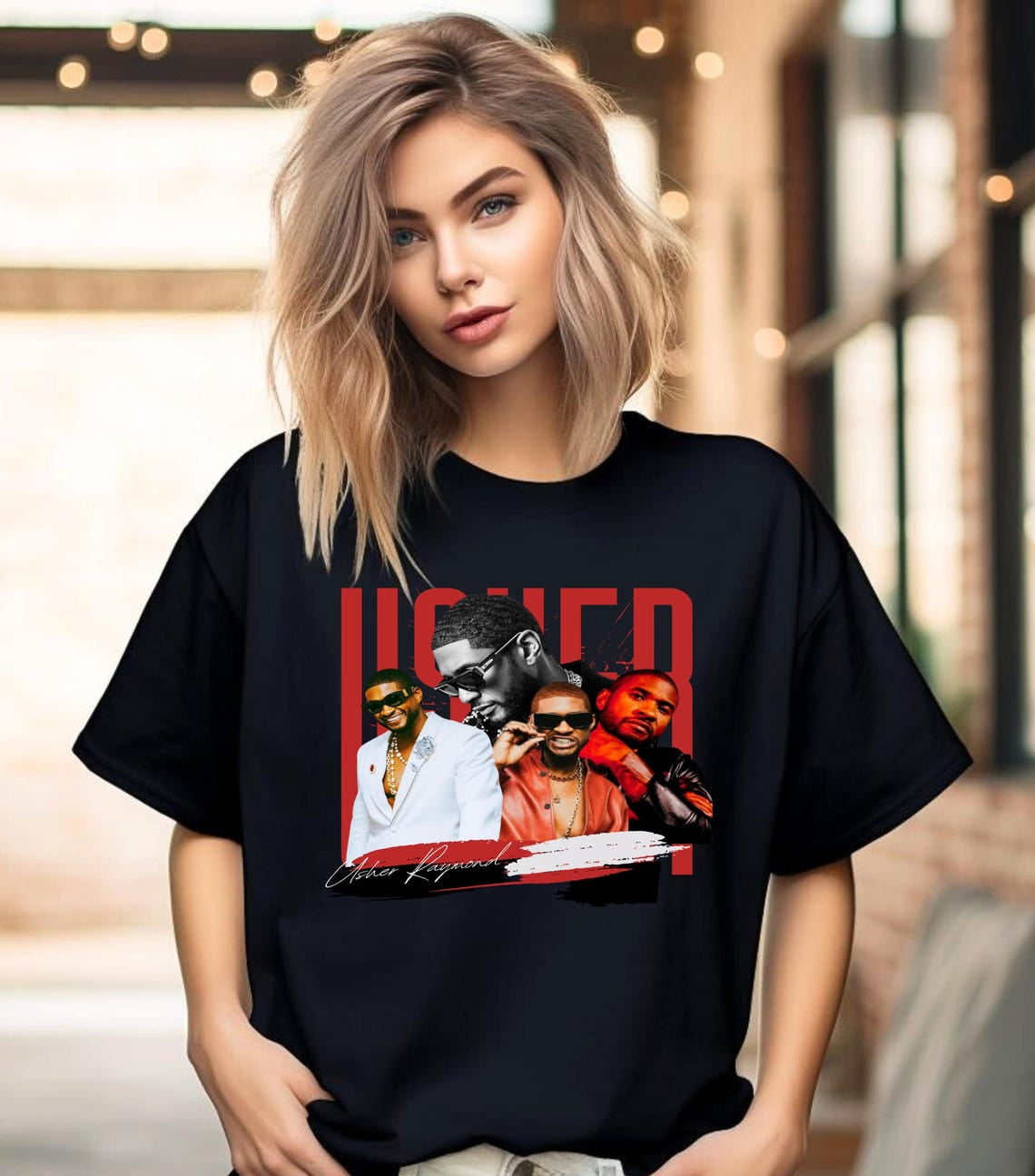 Usher 2024 Tour Shirt, Usher World Tour Shirt, Usher Past Present ...