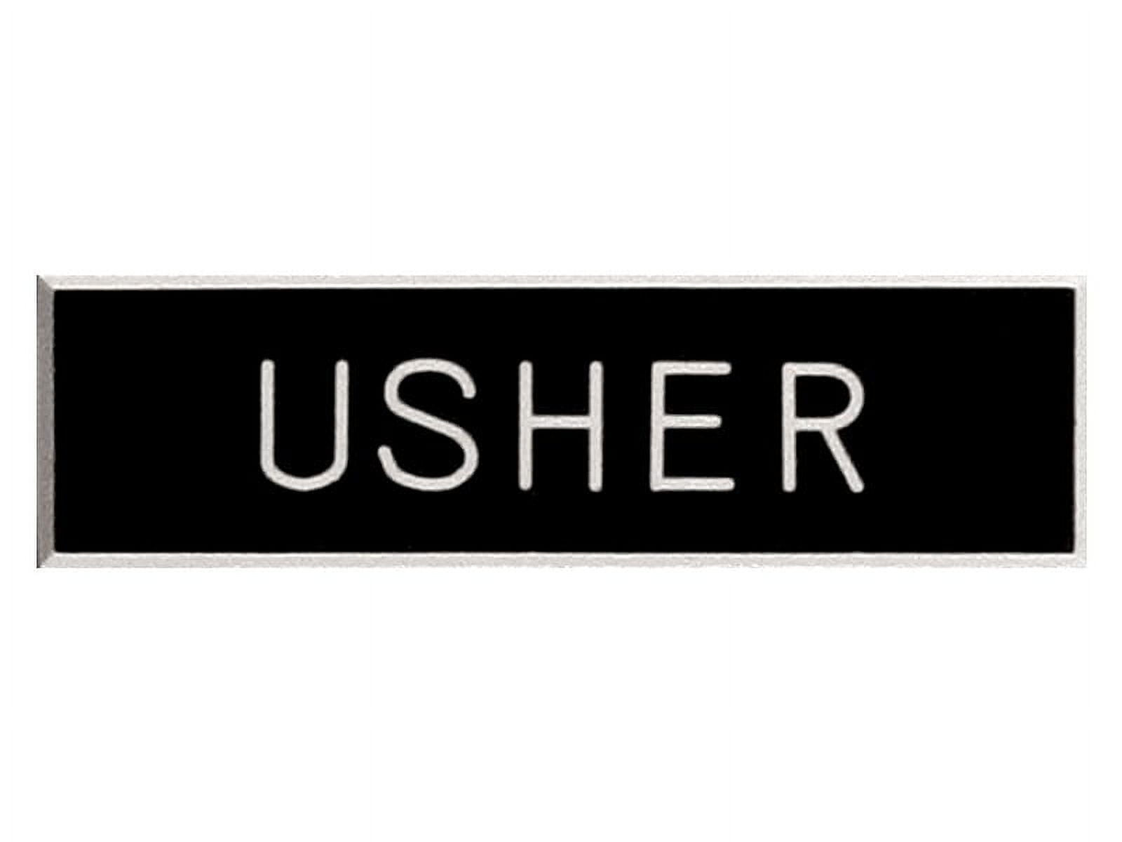 Usher Badge, Engraved - Walmart.com