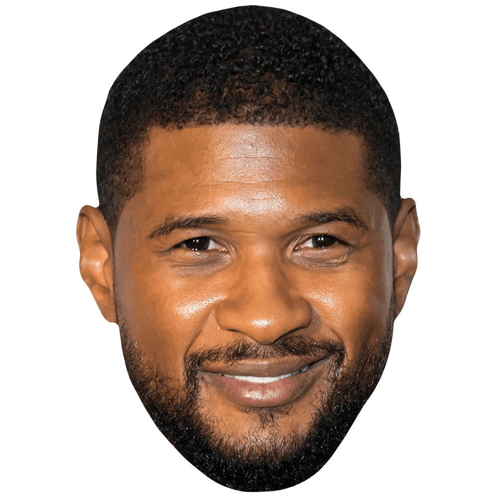 Usher (Beard) Big Head. Larger than life mask. - Walmart.com