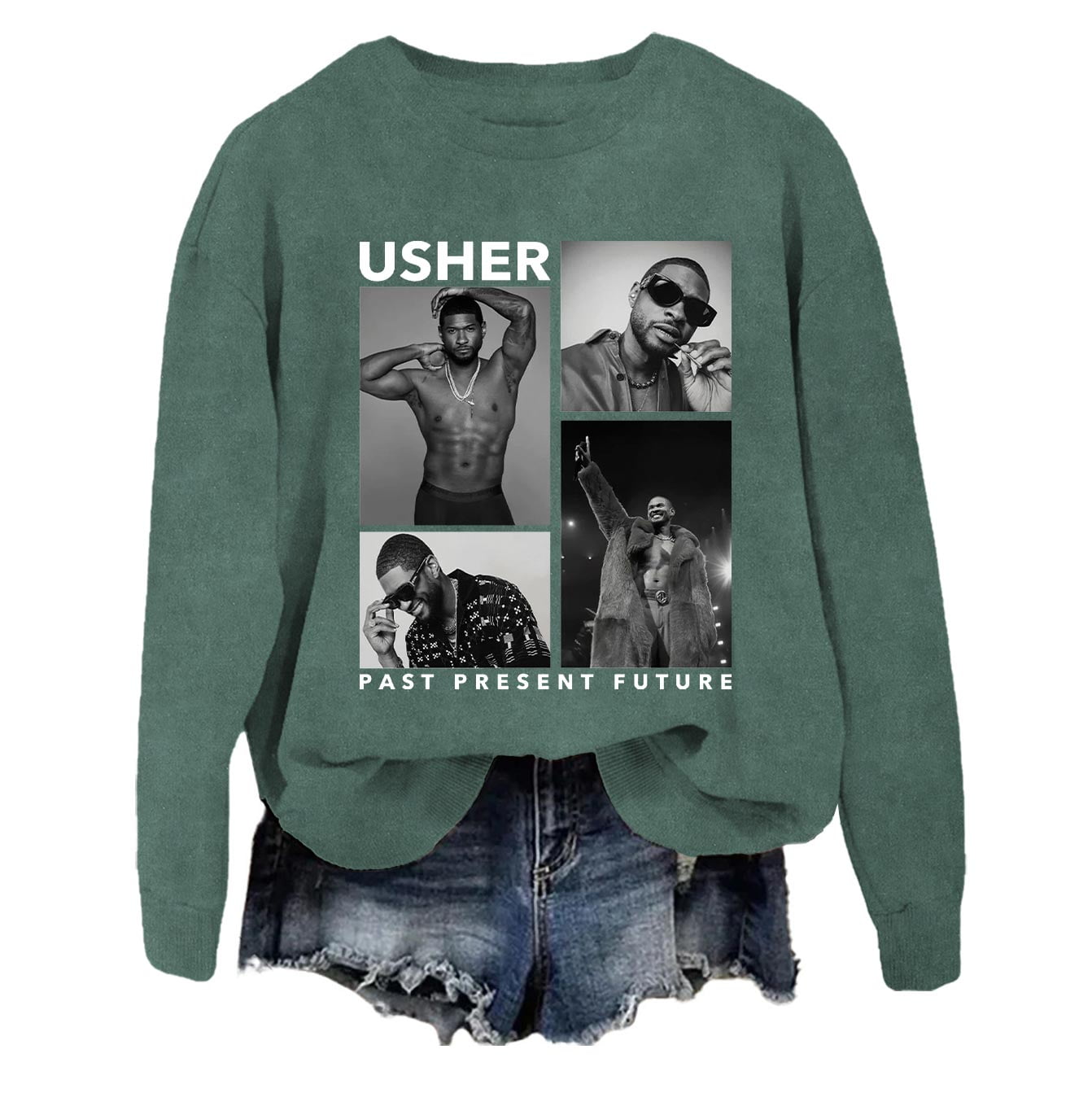 Usher Past Present Future 2024 World Tour Concert Shirt for Usher Fans ...
