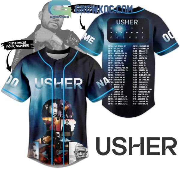 Usher Ready For Tour 2024 With Schedule Personalized Baseball Jersey ...