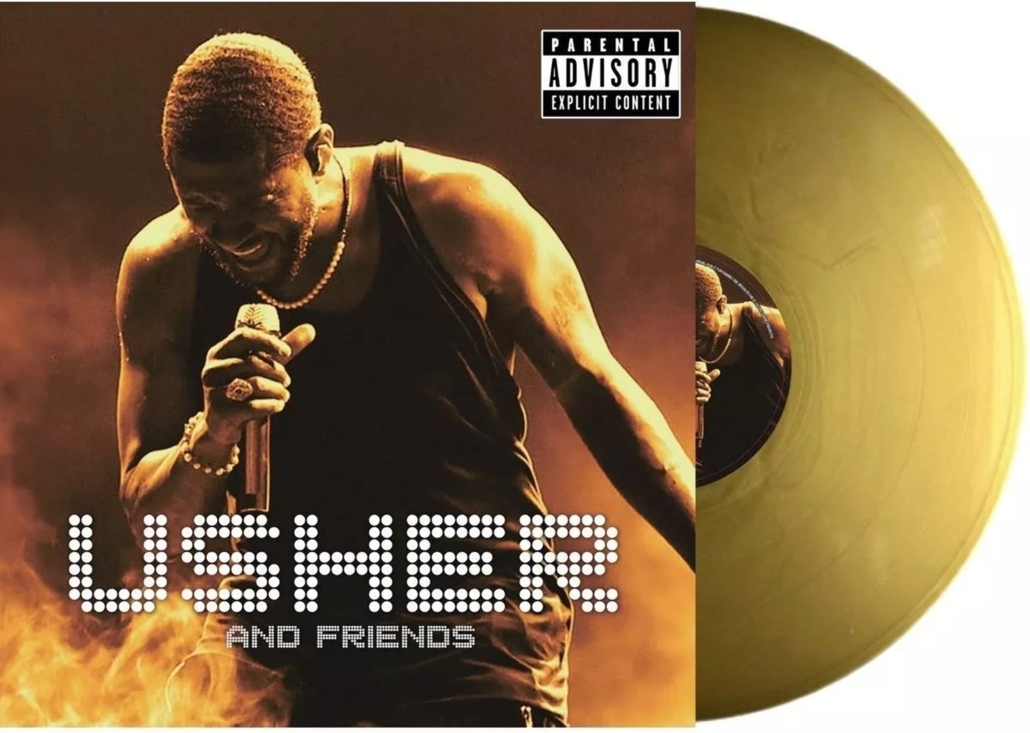 Usher Usher And Friends (Limited Edition, Gold Colored Vinyl) [Import ...