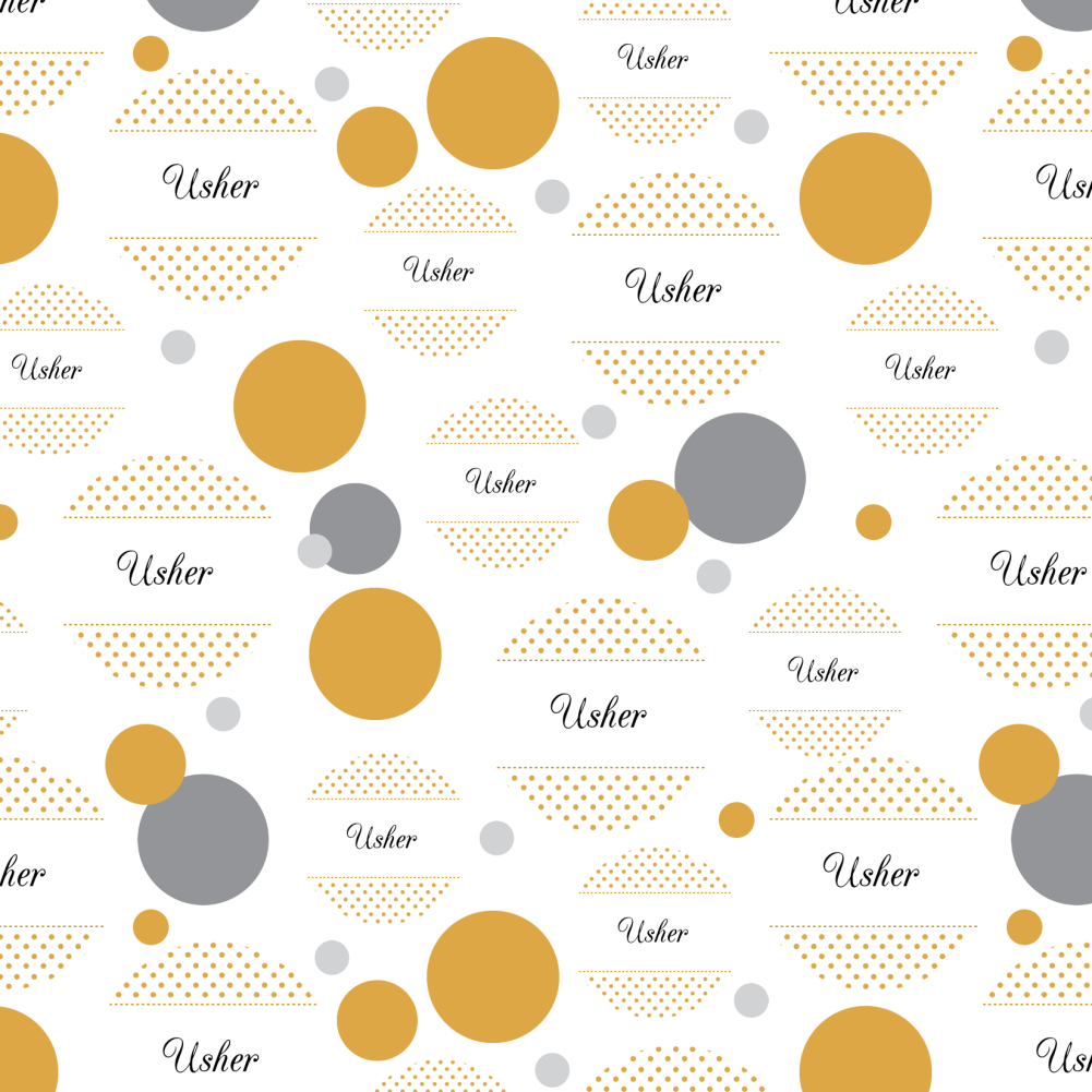 Usher Wedding Elegant Polka Dots Premium Gift Wrap Wrapping Paper Roll ...