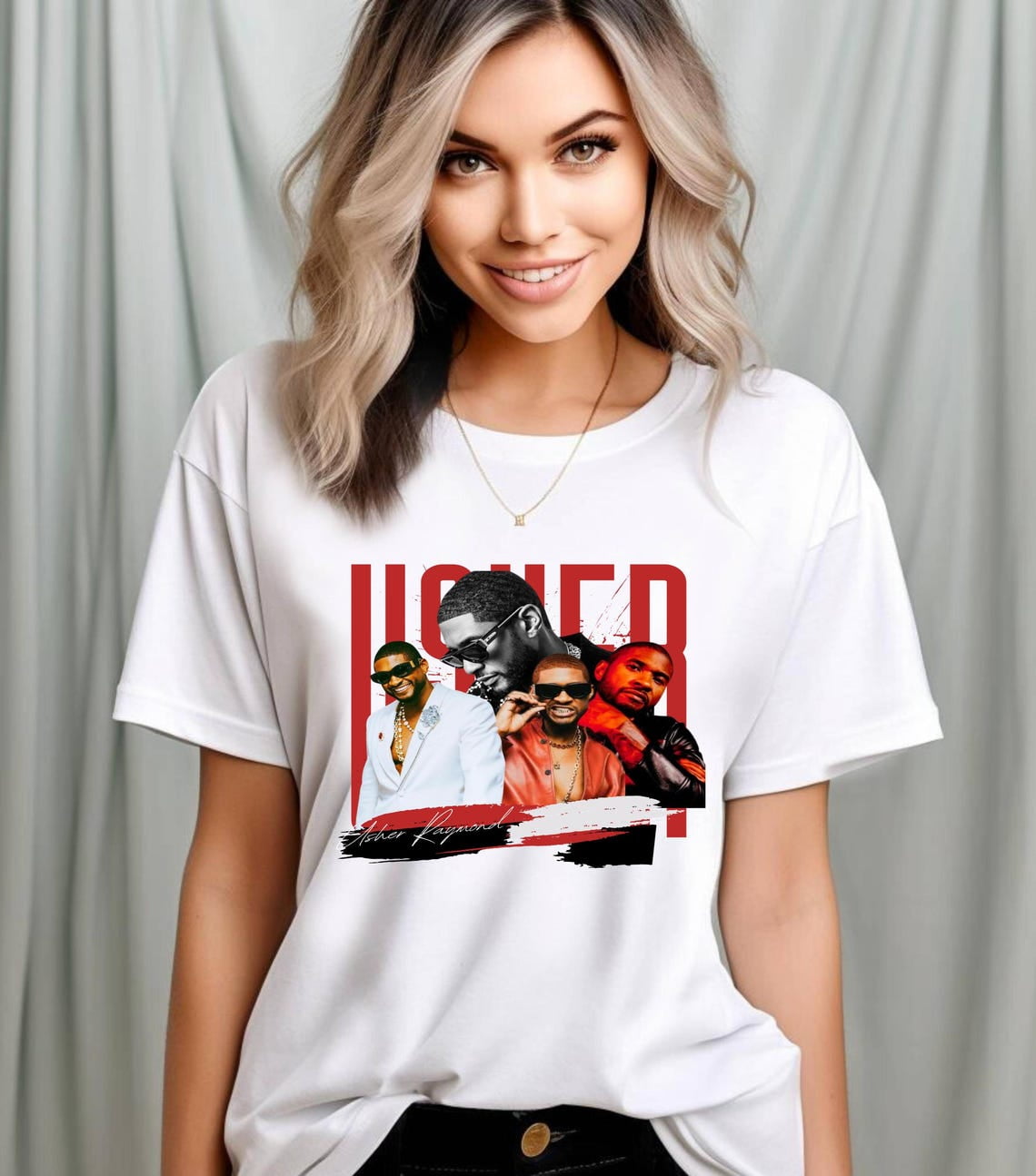 Usher World Tour Shirt, Usher 2024 Tour Shirt, Usher Past Present ...